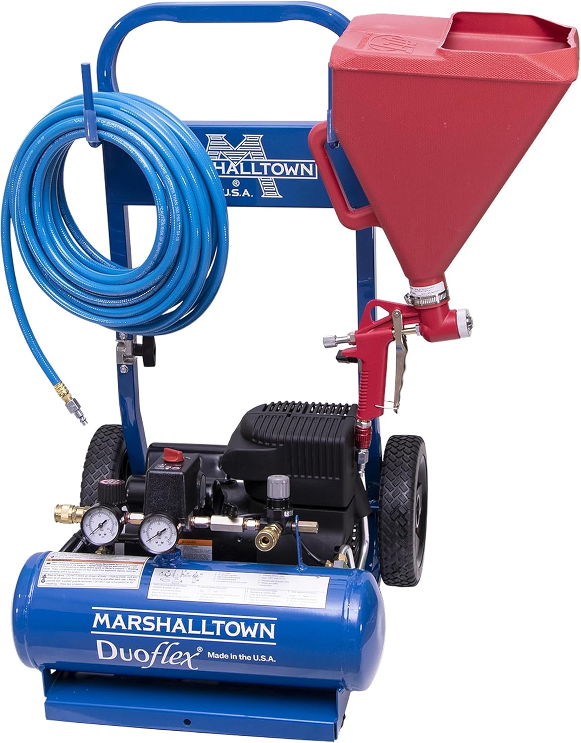 MARSHALLTOWN DuoFlex Compressor with QuickShooter Hopper Gun, Kit, Made ...