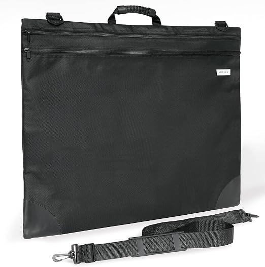 Amazon.com: Arteza Art Portfolio Case, 20 x 26 inches, Black, Large ...