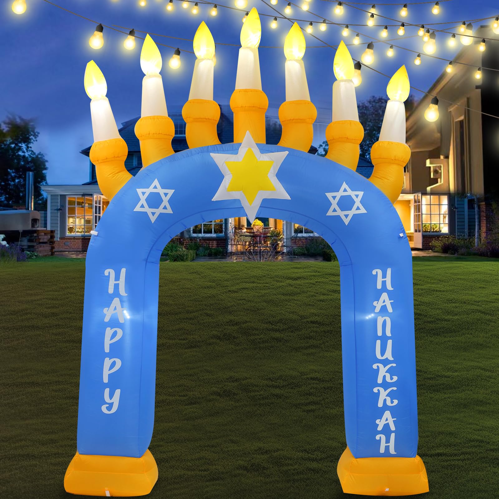 Amazon.com: HZGDEJTG 10ft Hanukkah Inflatable Outdoor Decorations ...