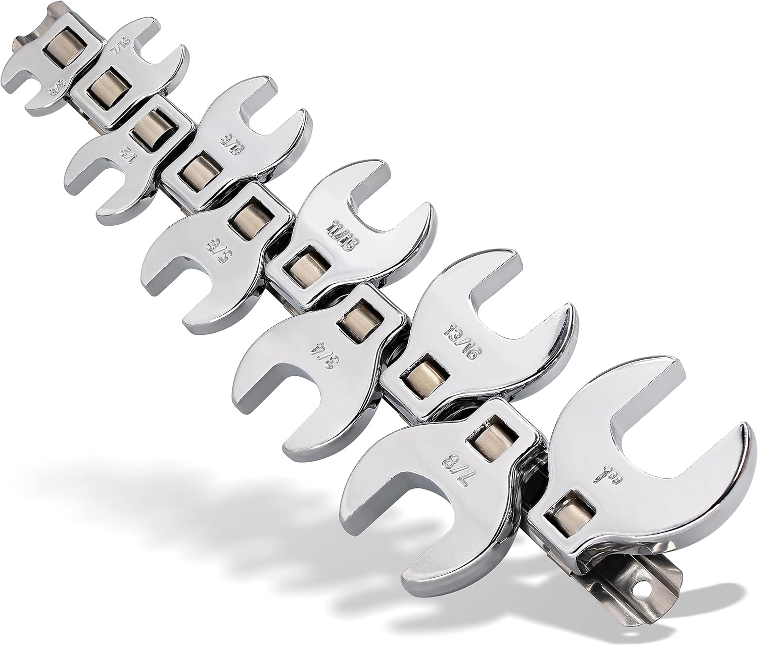 Crows Foot Wrench Set (SAE/Inch) Easily Access Hard-To-Reach Areas ...
