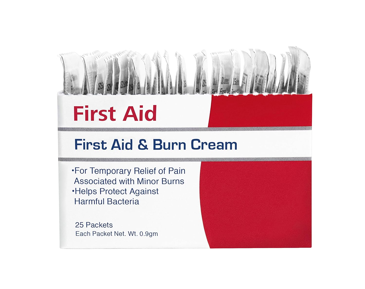 Creme para Queimaduras Safetec First Aid 0,9 g - Pacote com 25 Unidades ...