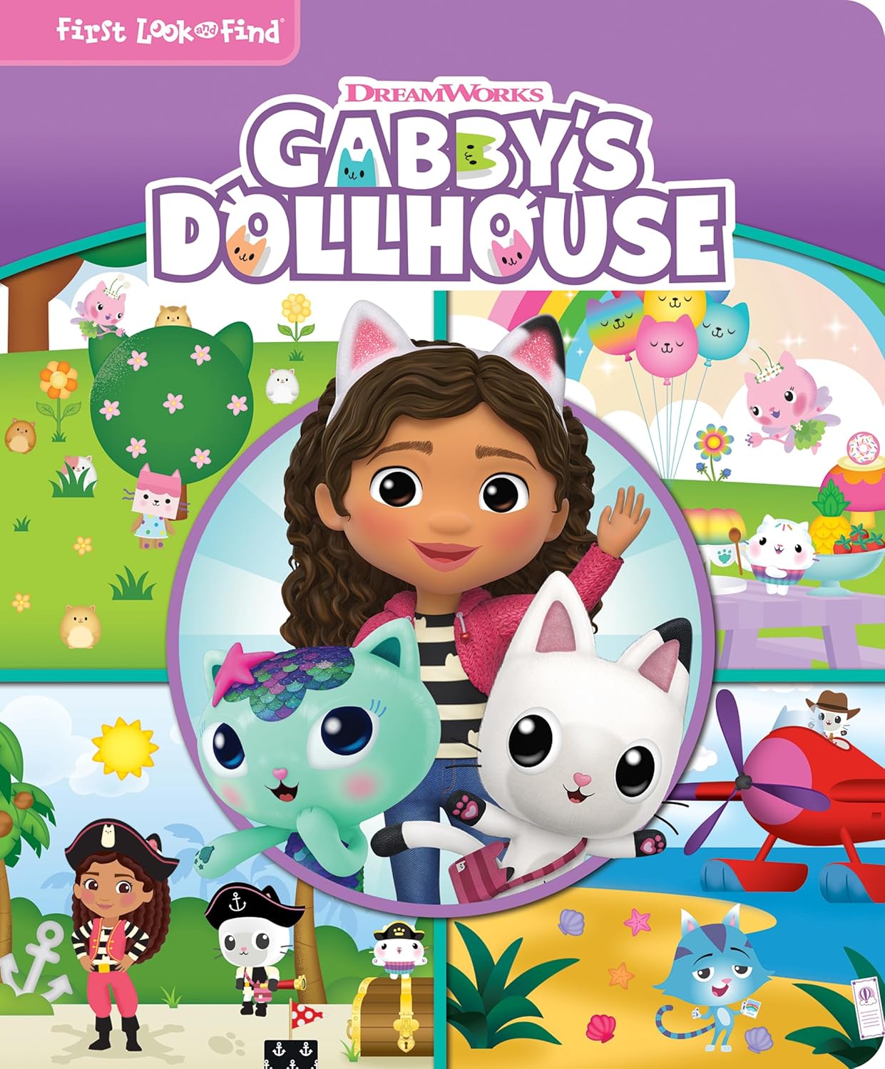 DreamWorks Gabby's Dollhouse - First Look and Find Activity Book - PI ...