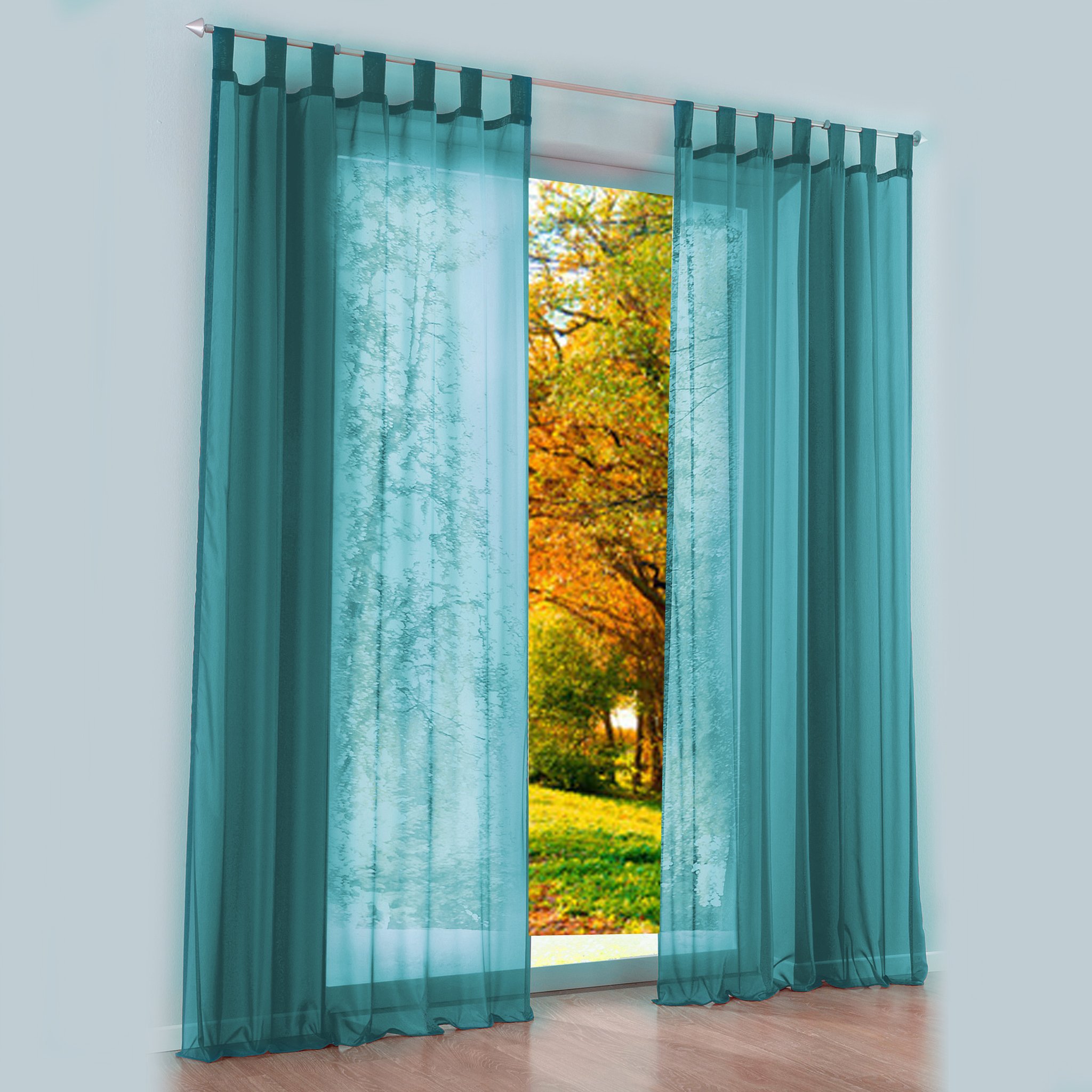 Cortinas Azul Turquesa Cortina En Blackout 💰$550 Cada Hoja ( PRECIO