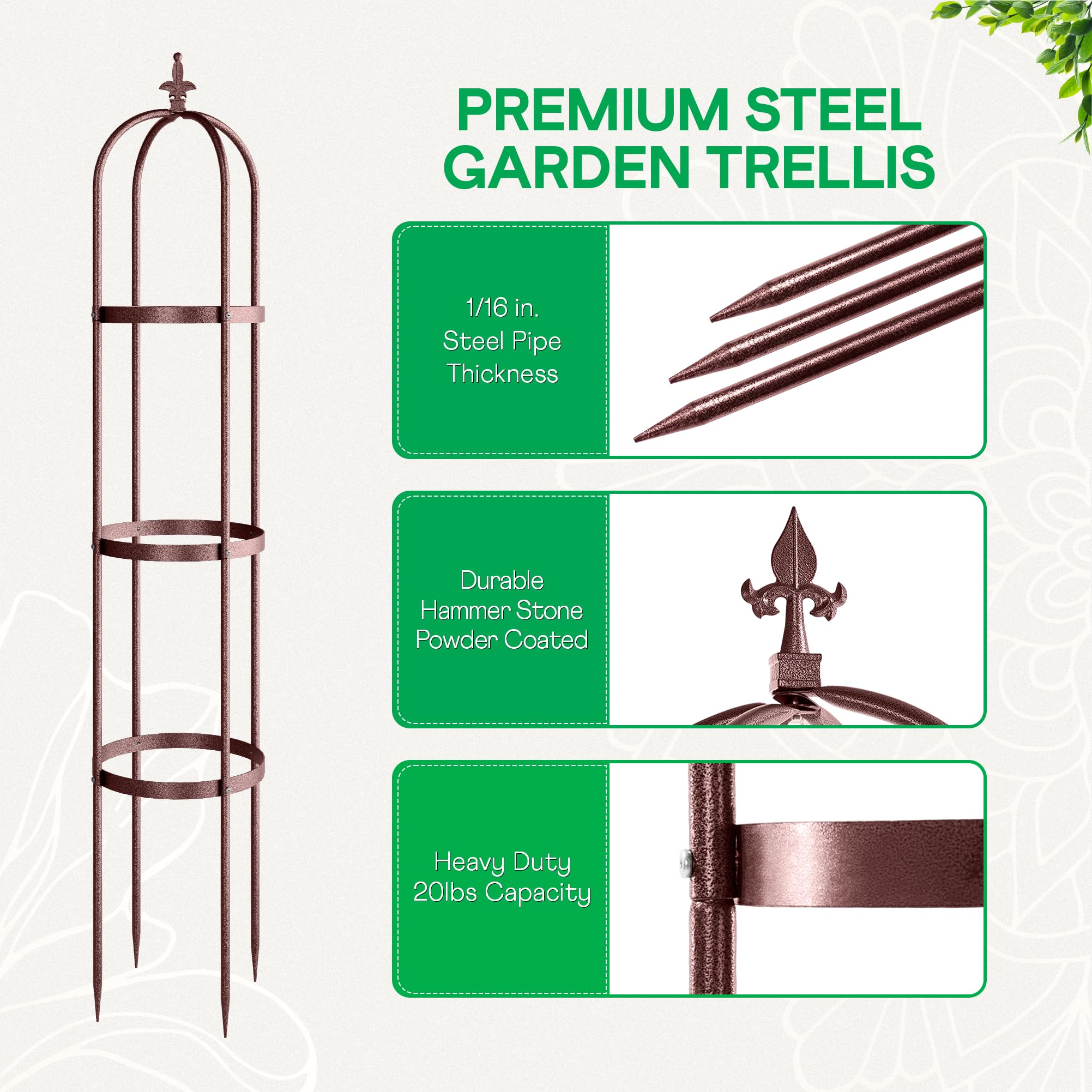 Snapklik.com : Idzo Trellis For Climbing Plants Outdoor, Garden Trellis ...