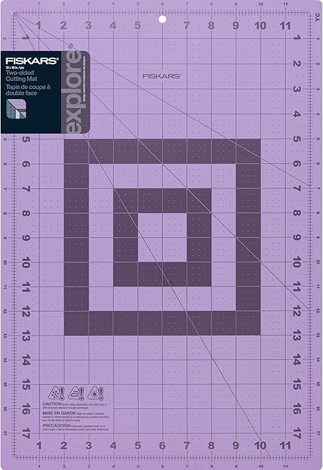Amazon.com: Fiskars Self Healing Cutting Mat with Grid for Sewing ...