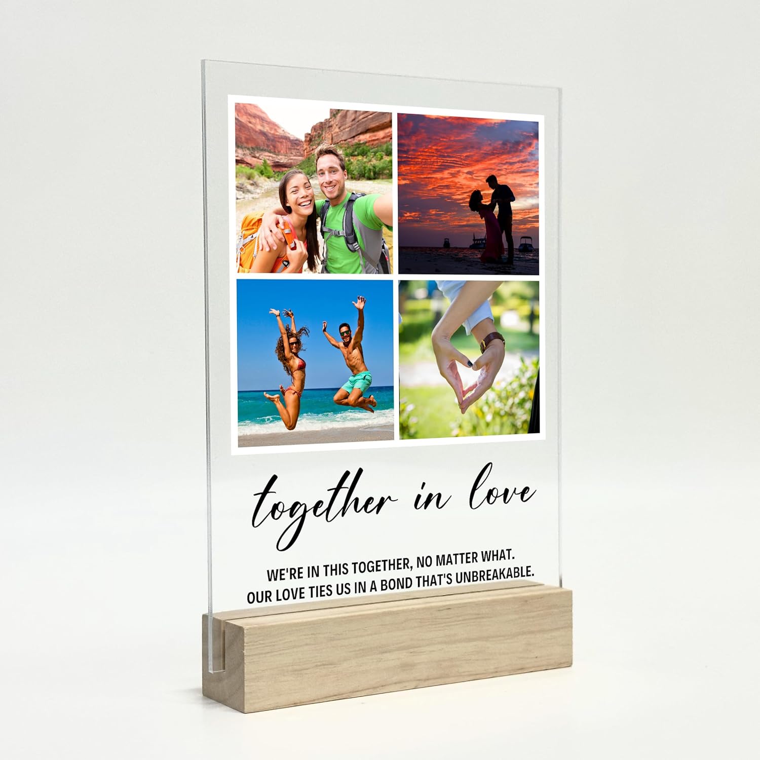 Amazon.com: Personalized Photo Plaque - Custom Collage Gift Friends ...