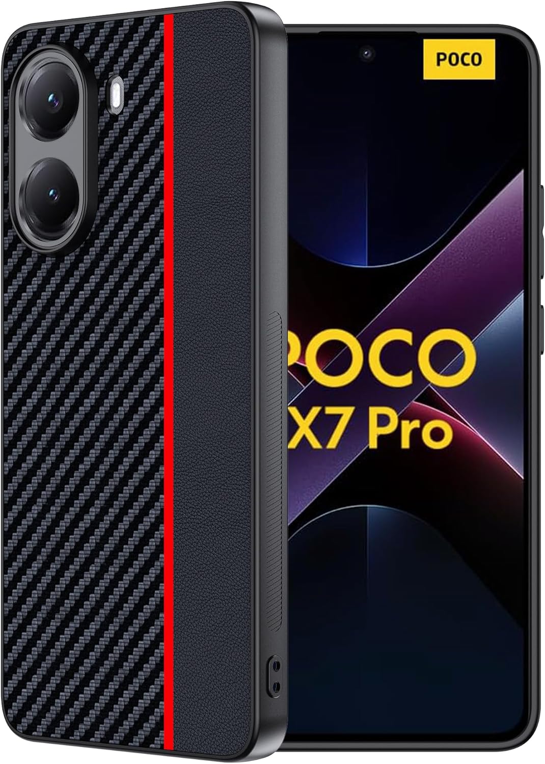Amazon.com: Suttkue for Xiaomi Poco X7 Pro Case,high qualit,PC Material ...