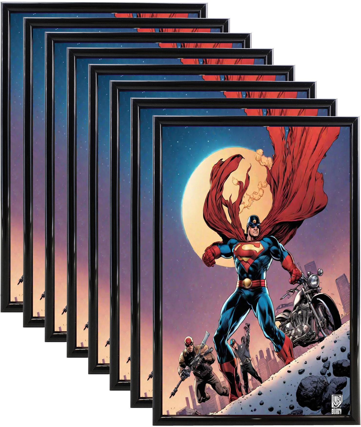 Amazon.com - SparklyHome Comic Book Frame, 8 Packs, UV Protection ...