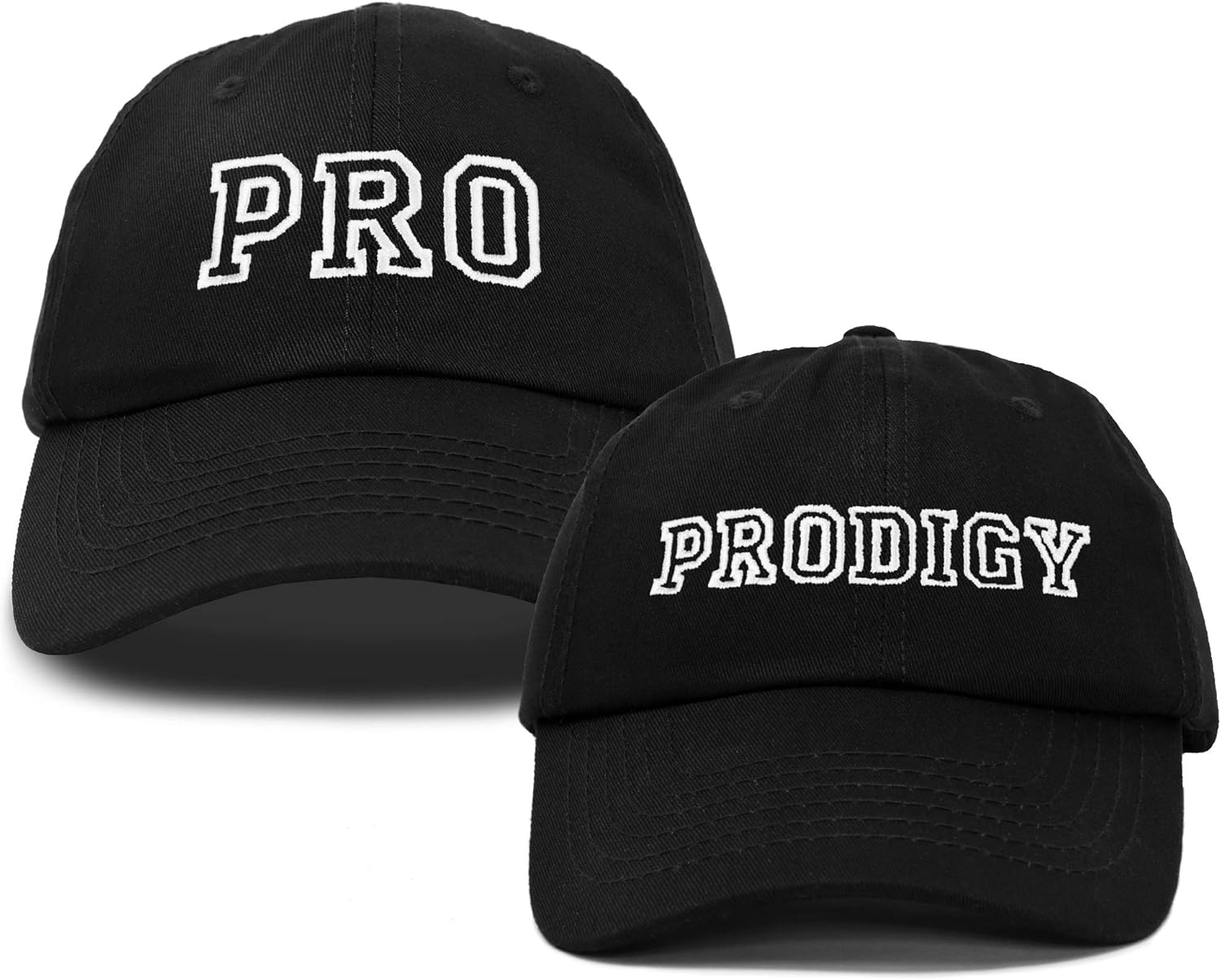 DALIX Father Son Hats Dad and Son Matching Caps Embroidered Pro Prodigy ...