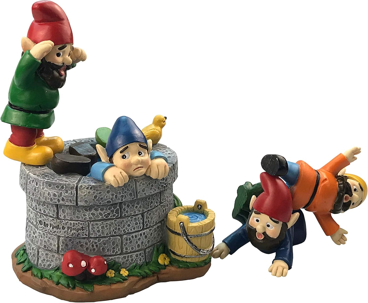 Amazon.com: By Mark & Margot - Mischievous Cat Garden Gnome Statue ...