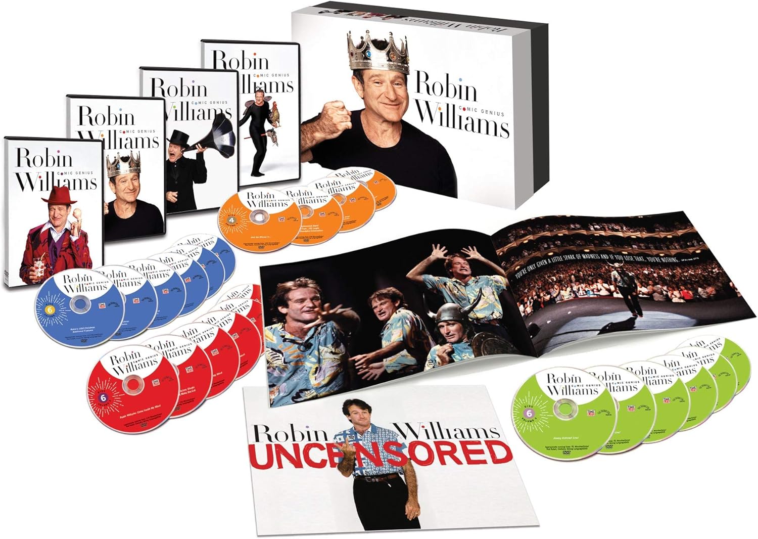 Robin Williams: Comic Genius Set [22 Discs]: Amazon.co.uk: DVD & Blu-ray