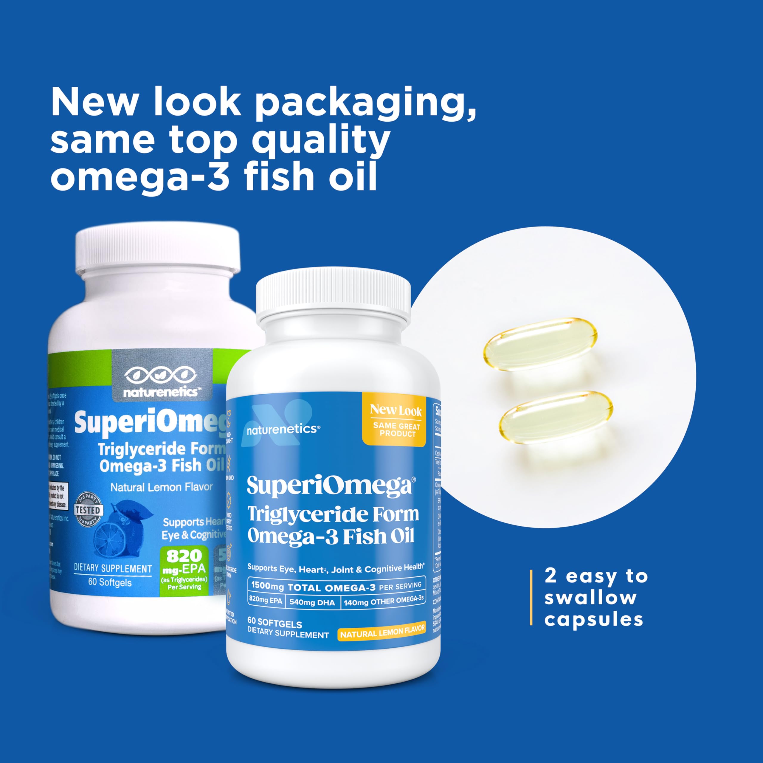 Snapklik.com : Triglyceride Omega 3 Fish Oil For Dry Eyes, Joint, Heart ...
