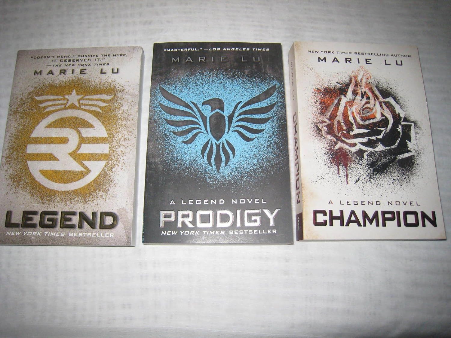 Marie Lu's Legend Trilogy Books 1-3 in the Series (Set Includes: Legend, Prodigy and Champion ...