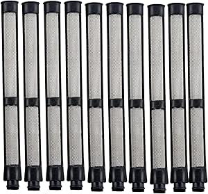 Narcilors 10 Packs 60 Mesh 287032 Spray Paint Black Gun Filter ...