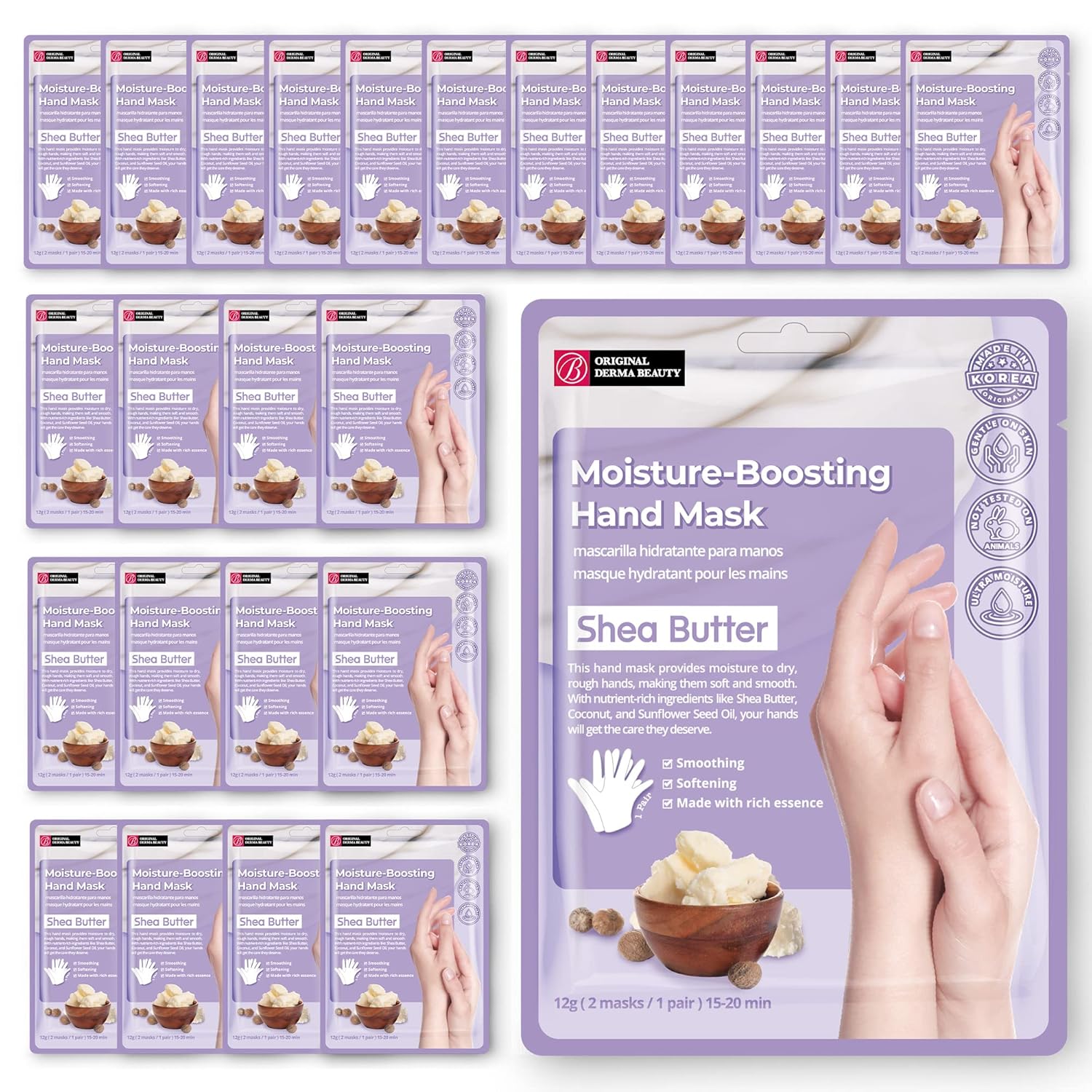Amazon.com: Innerest Original Derma Beauty Hand Mask 24 Pairs Moisture ...