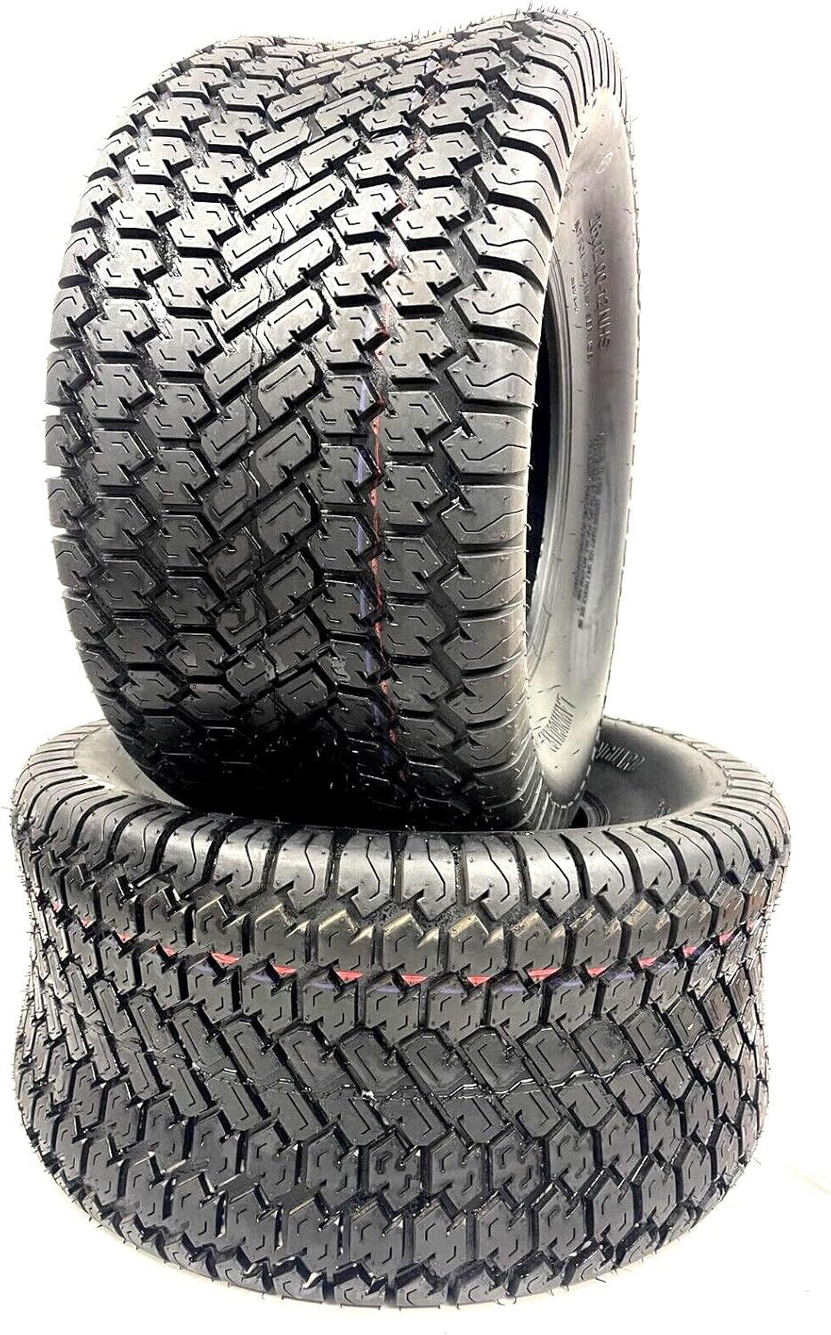 Amazon.com: Two 24x12.00-12 Lawn Tractor Tires Turf Mower 24x12-12 Heavy Duty 24x12X12 Tubeless ...