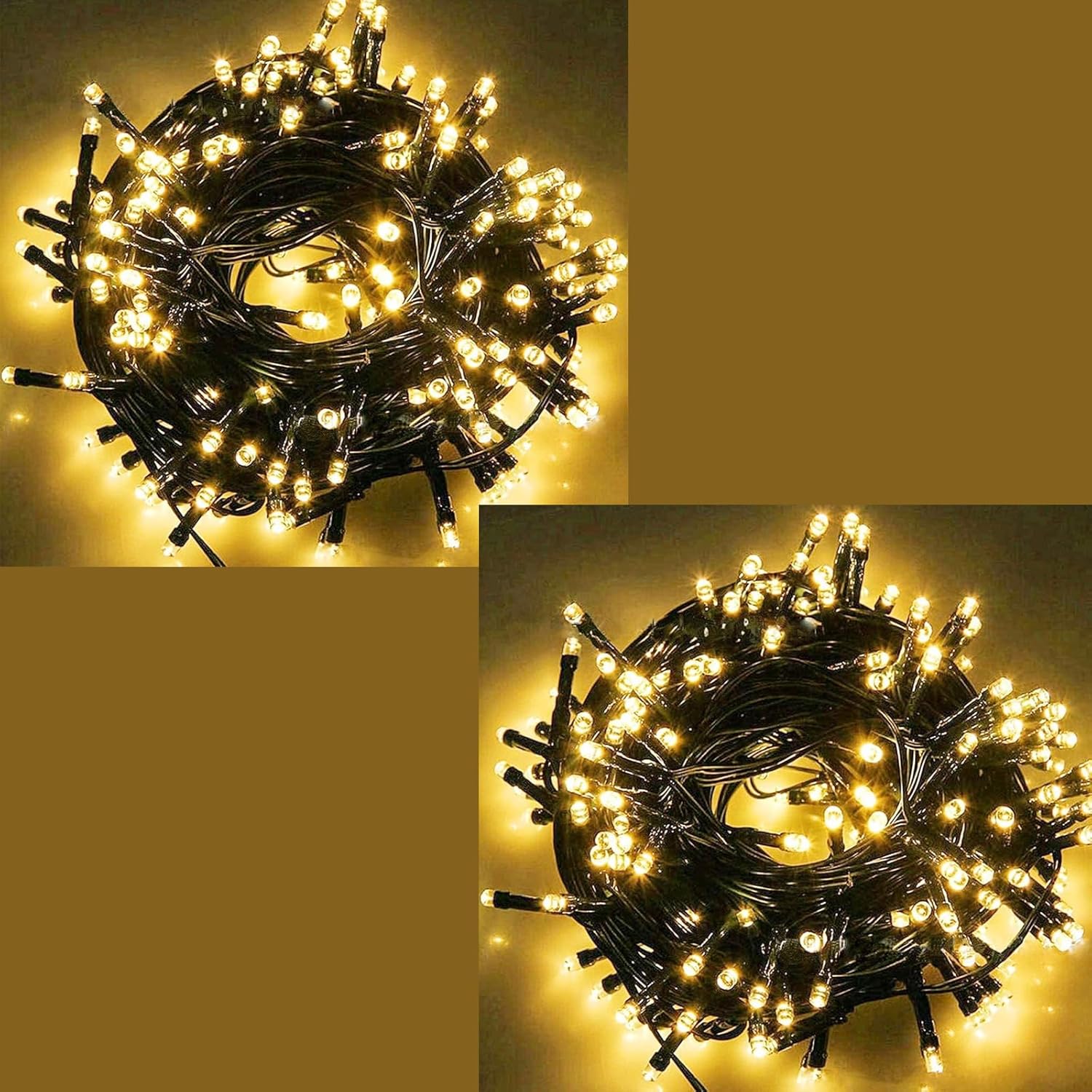 FULLBELL 2 Pack String Lights Ramadan Decorations for Home Black String ...