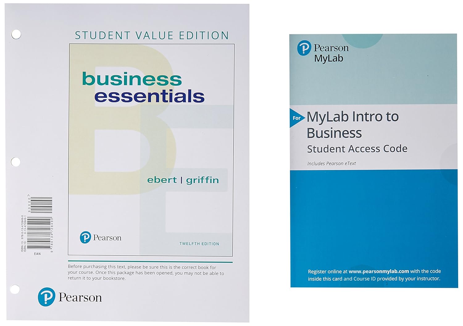 Amazon.com: Business Essentials, Student Value Edition Plus MyLab Intro ...