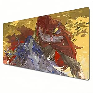 UDMGPKEXG Elden Ring Pattern Mouse Pad, XXL Red, Large Size Gaming ...