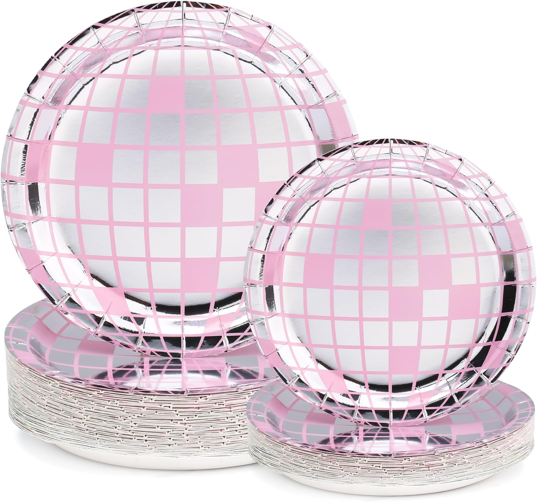 Disco Party Supplies - Disco Ball Paper Plates 70s Disco Party ...
