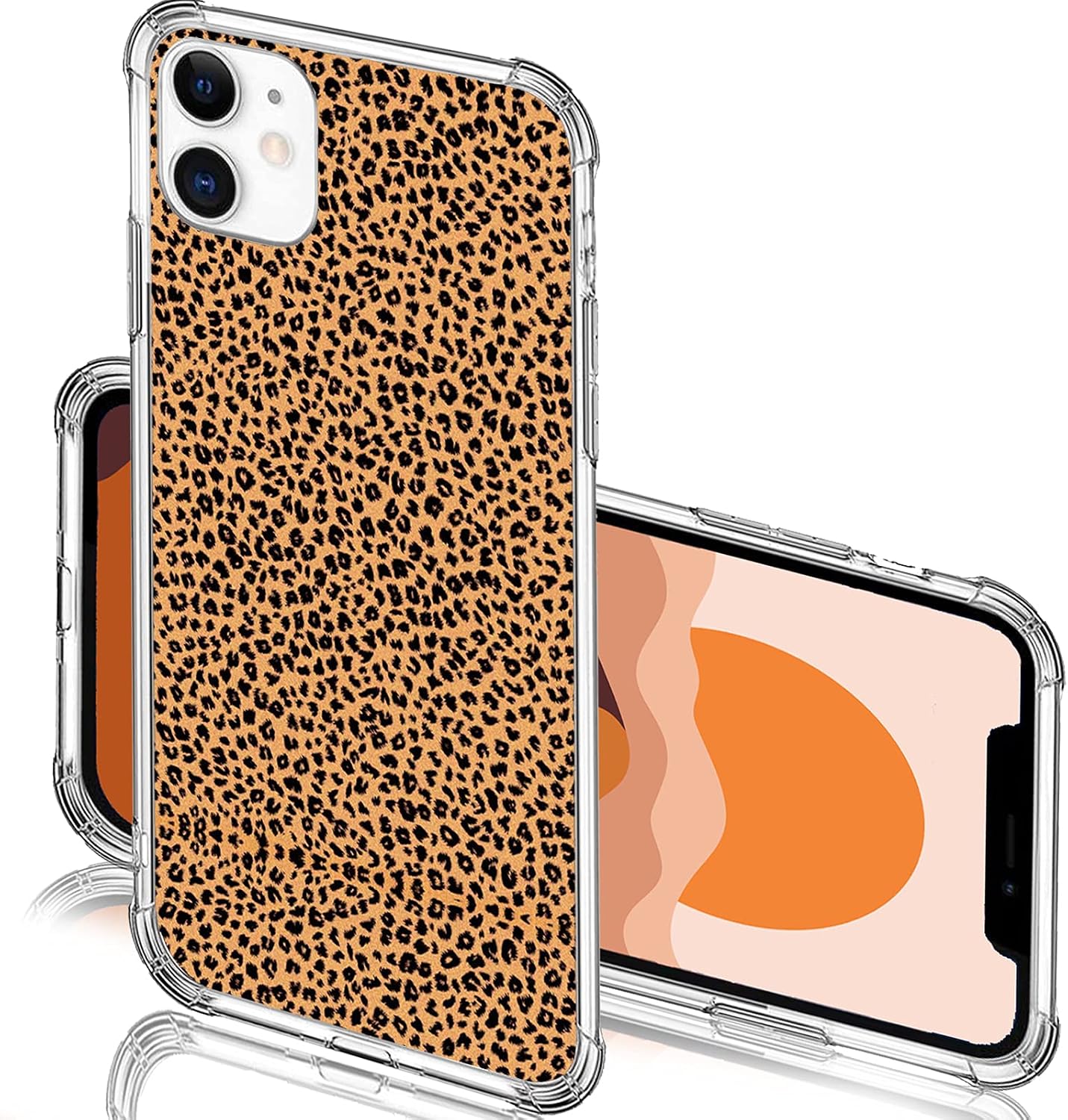 Amazon.com: Cheetah Print Phone Case for iPhone 11,Protective ...