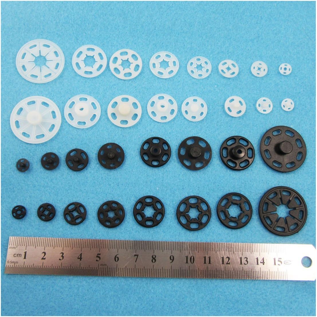 SNAP FASTENERS PRESS STUDS 6 sets 15mm Plastic : Amazon.co.uk: Home ...