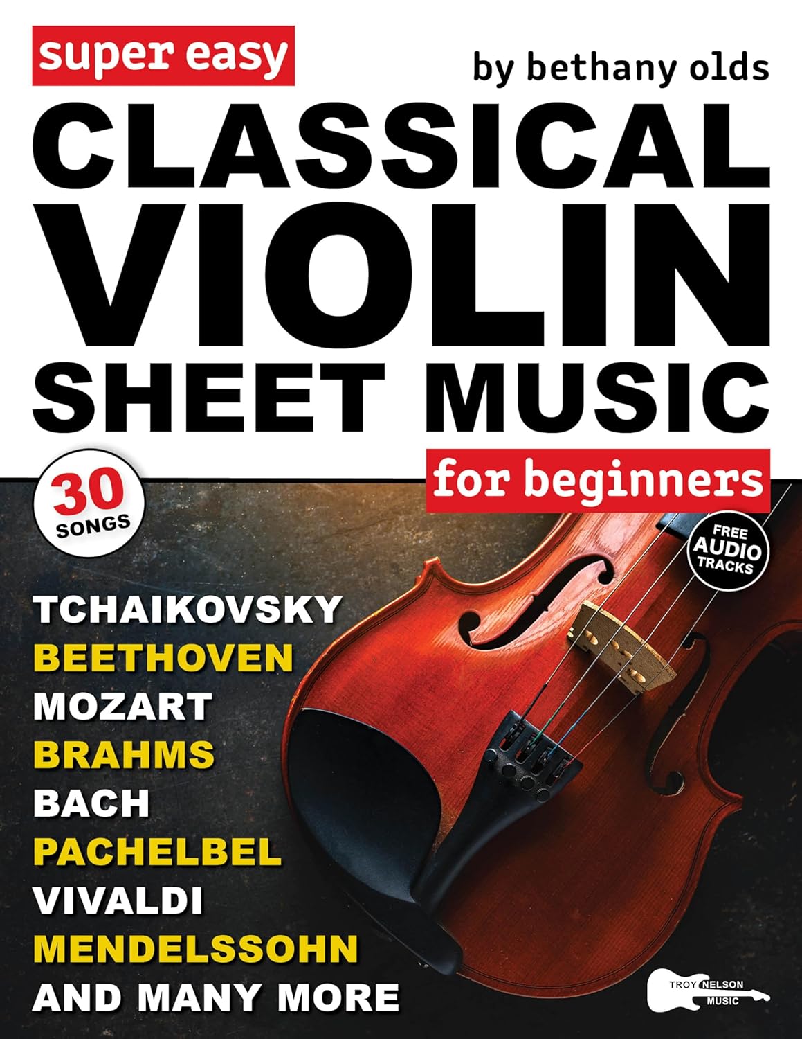 Amazon.com: Super Easy Classical Violin Sheet Music for Beginners: 30 ...