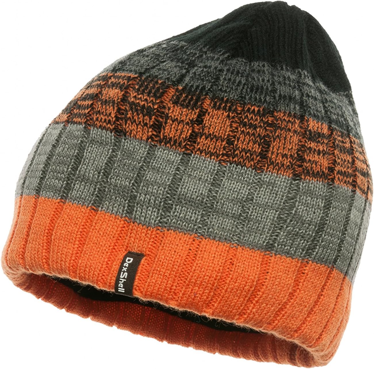 Amazon.co.jp: DexShell(デックスシェル) 防水帽子 Beanie Gradient HATS (ビーニー グラディエント ハット) D DH332OG オレンジ ...