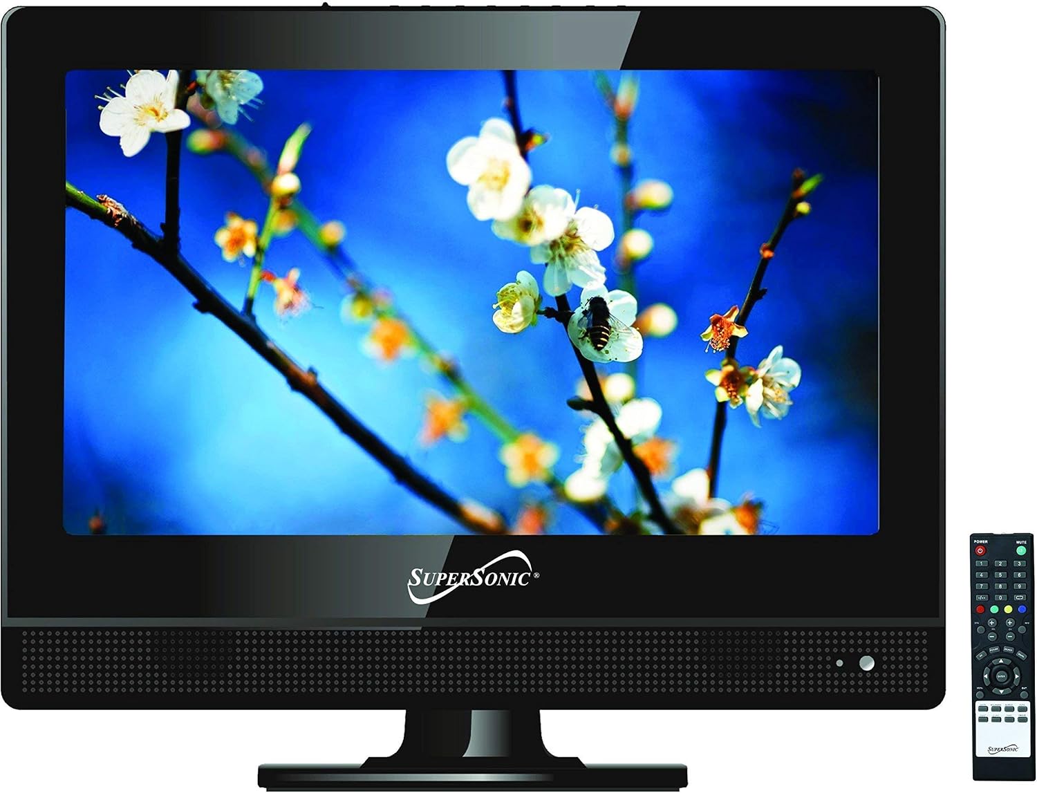 Amazon.com: SuperSonic 13.3-Inch 1080p LED Widescreen HDTV HDMI AC/DC ...