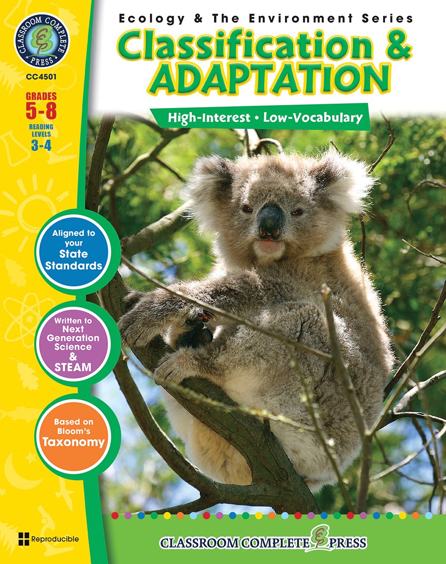 Amazon.com: Classification & Adaptation Gr. 5-8 - Classroom Complete ...