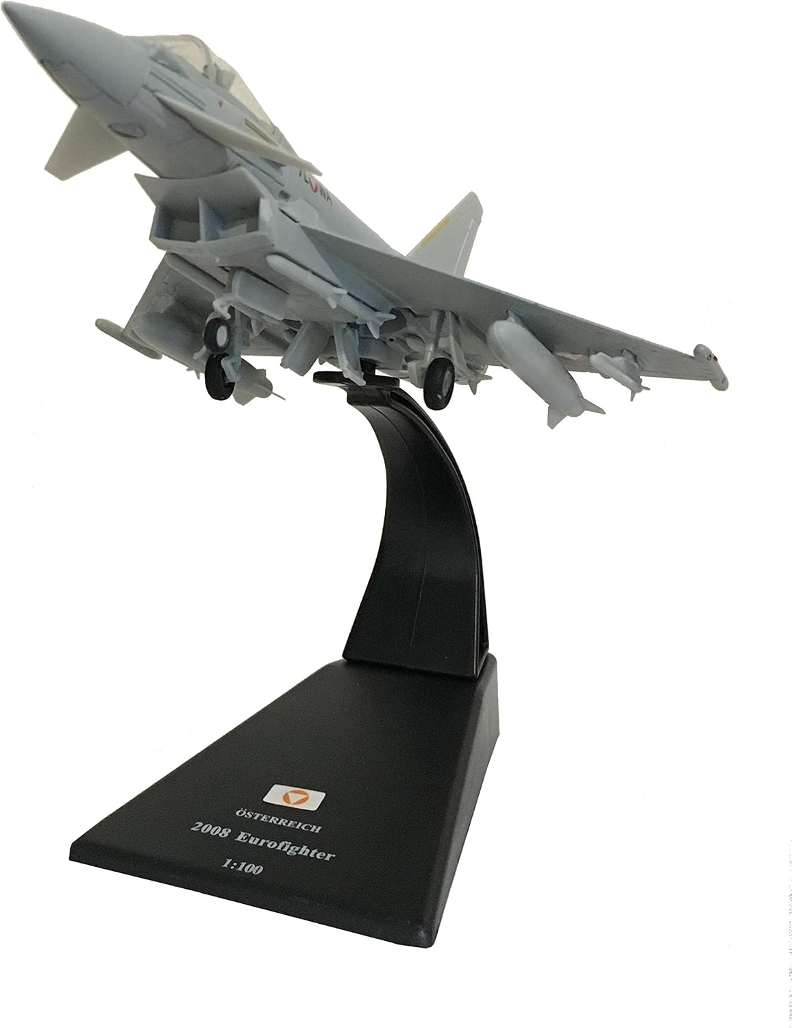 Amazon.com: Eurofighter Typhoon F.2 diecast 1:100 model (Amercom SL-38 ...