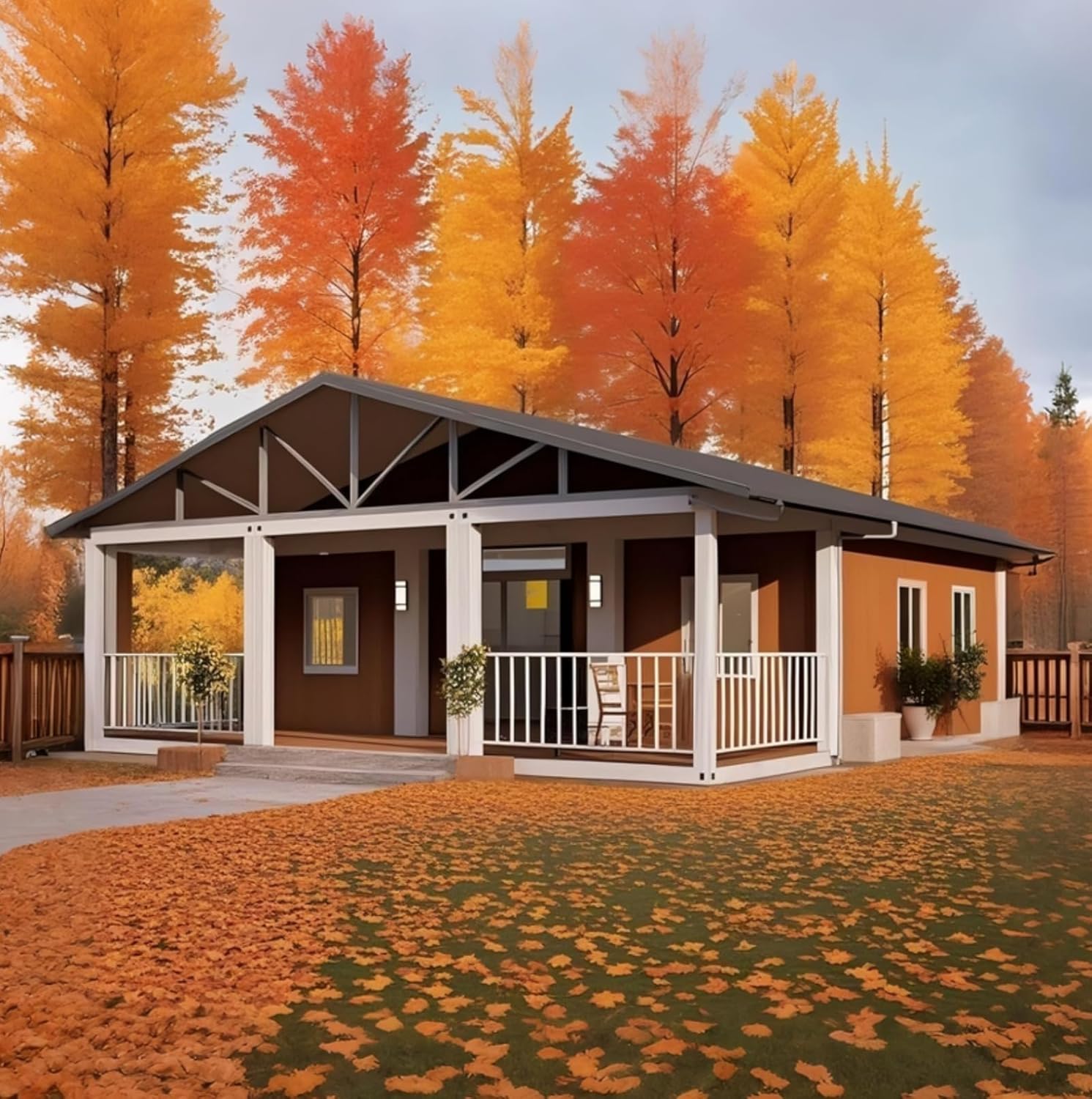2025 Prefab Tiny Home for Sale, 19x20FT Mobile Prefabricated Tiny House ...
