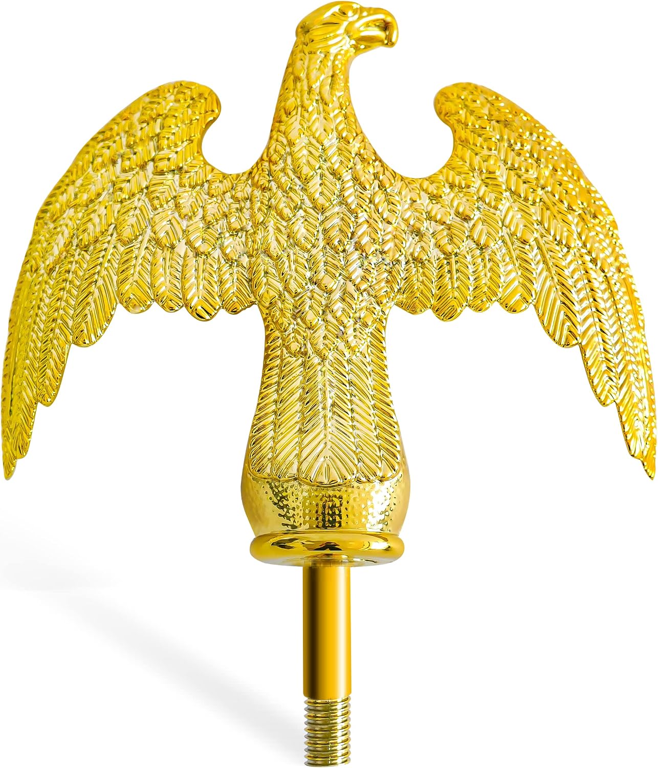 Amazon.com : Hooomyai Gold Eagle Flag Pole Topper, Eagle Finial ...