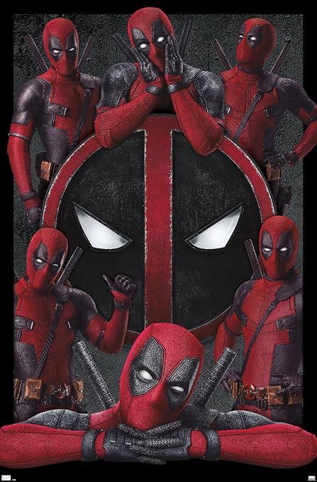 Amazon.com: Trends International Marvel Deadpool Legacy - Collage Wall ...
