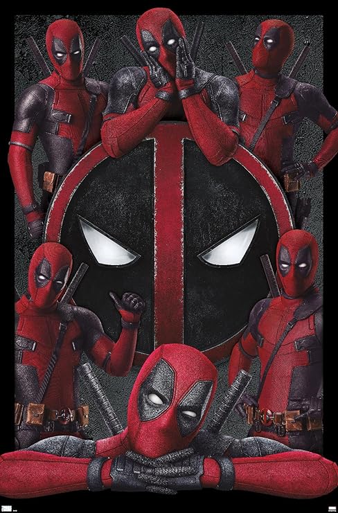 Amazon.com: Marvel Deadpool Legacy - Collage Wall Poster, 34L" x 22.4W ...