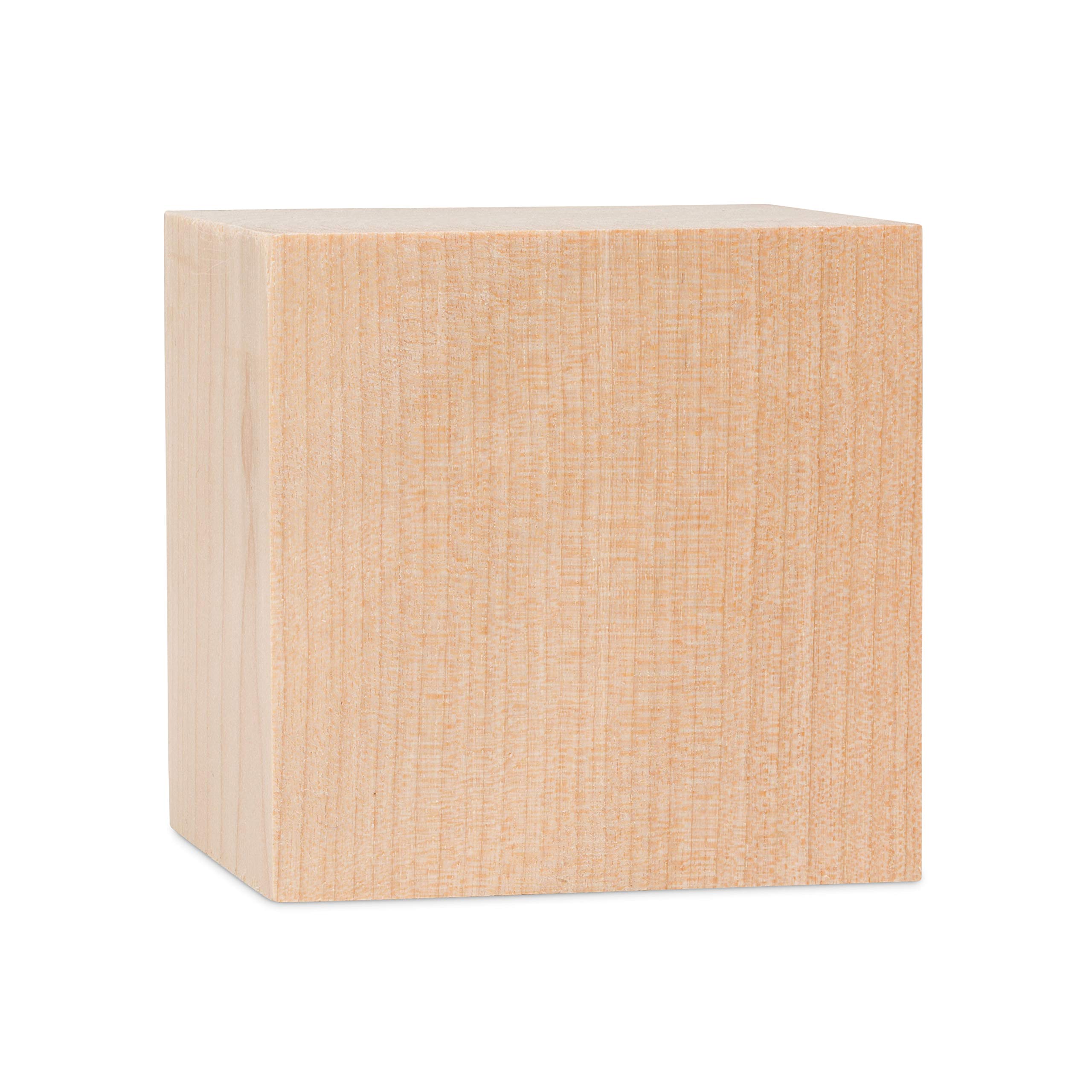 Snapklik.com : Unfinished Wood Cubes 2-inch, Pack Of 50 Large Wooden ...