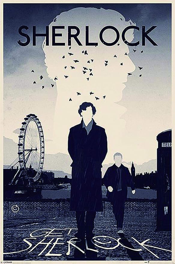 Close Up Sherlock Poster - Get Sherlock (61cm x 91,5cm) + a surprise ...