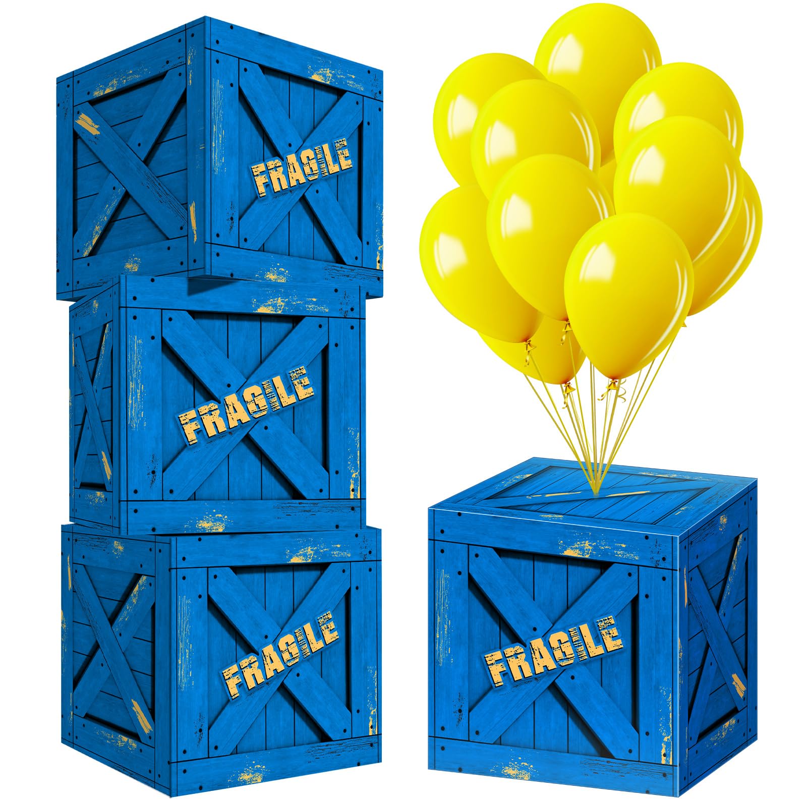 Amazon.com: Qilery Game Party Military Supply 4 Pcs Fragile Loot Drop ...