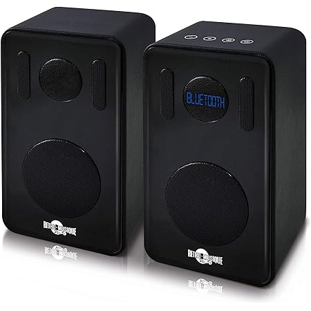 JAM Bluetooth Bookshelf Speakers - Compact, Mains Powered Dual Speaker ...