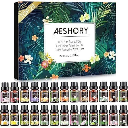 Amazon.com: Essential Oils Set, Aromatherapy Essential Oil Kit for ...