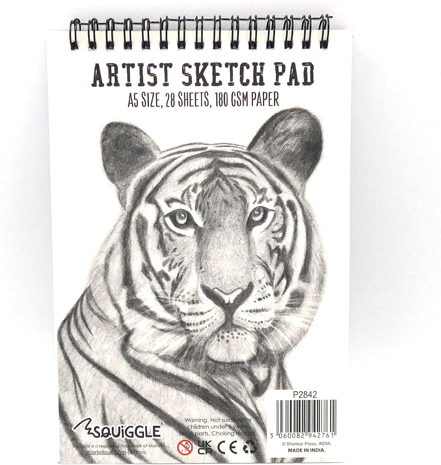 Sixstore A5 Size Sketch Pad White Drawing Artist Paper 180 GSM on ...