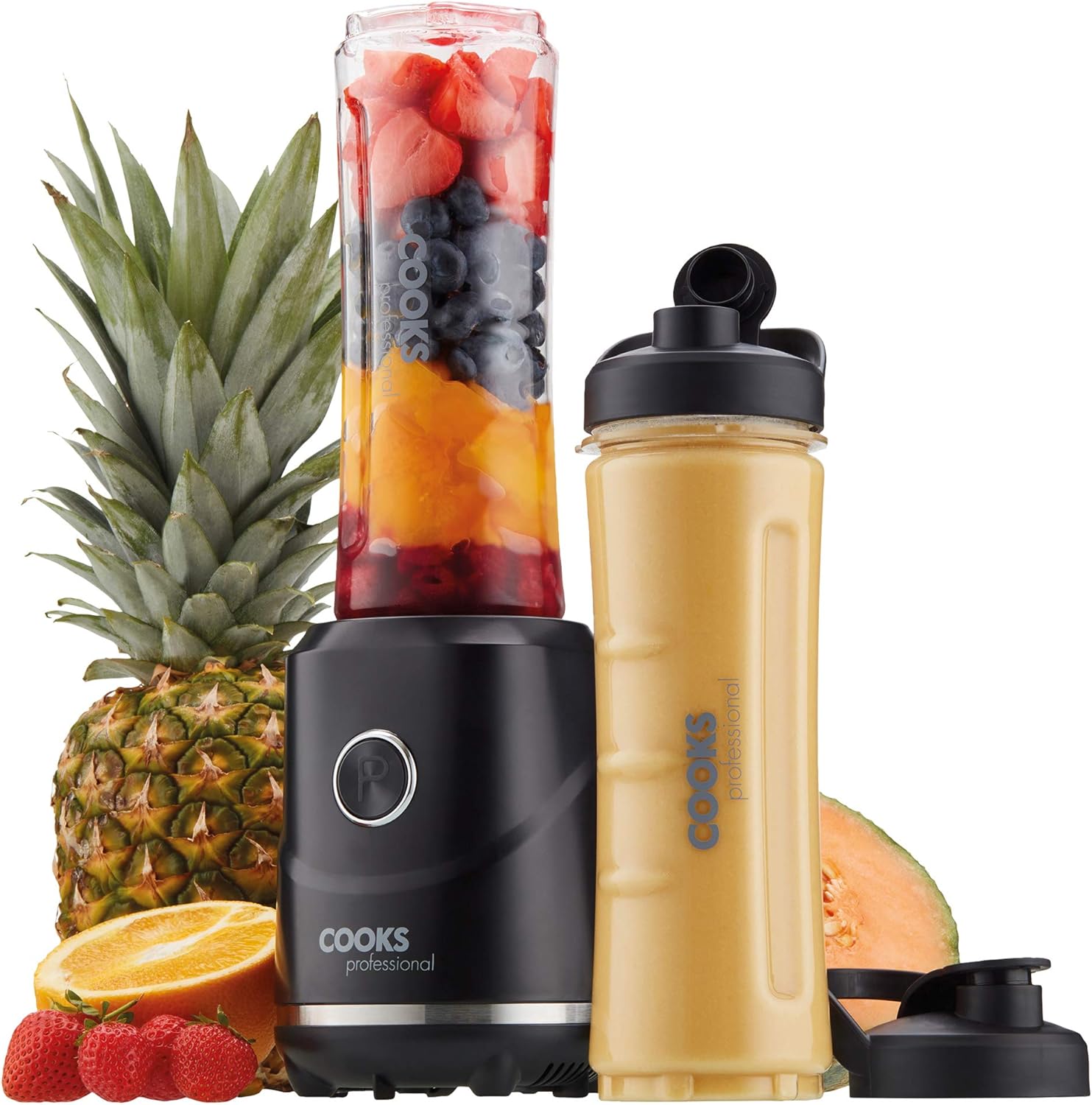 Cooks Professional Juice Blender & Smoothie Maker with 2 Bottles for ...