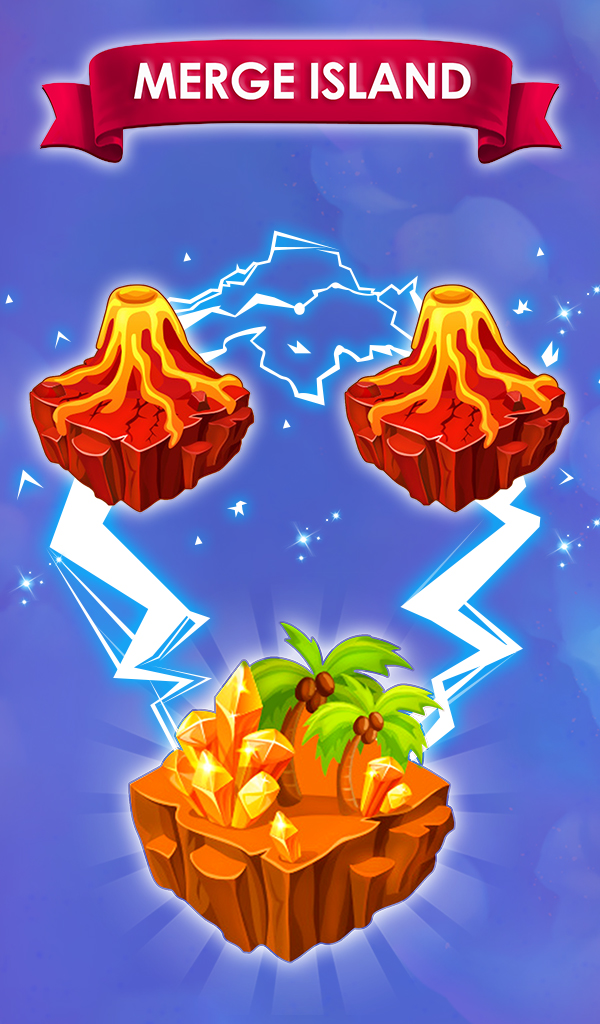 Merge Island : Idle Island Game , Drag N Merge-Amazonアプリストアのアプリ