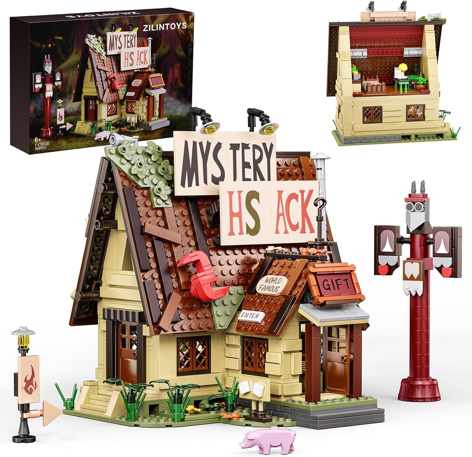 Gravity Fall House Building Sets,Mystery House Building Toys,Compatible ...