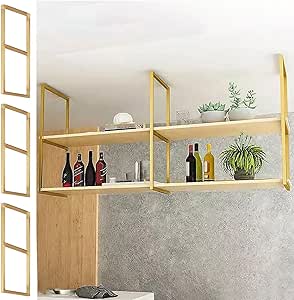 Amazon.com: GONCBKVN Heavy Duty Floating Shelf Bracket (No Plank), 11.8in x 31.5in Ceiling Mount ...