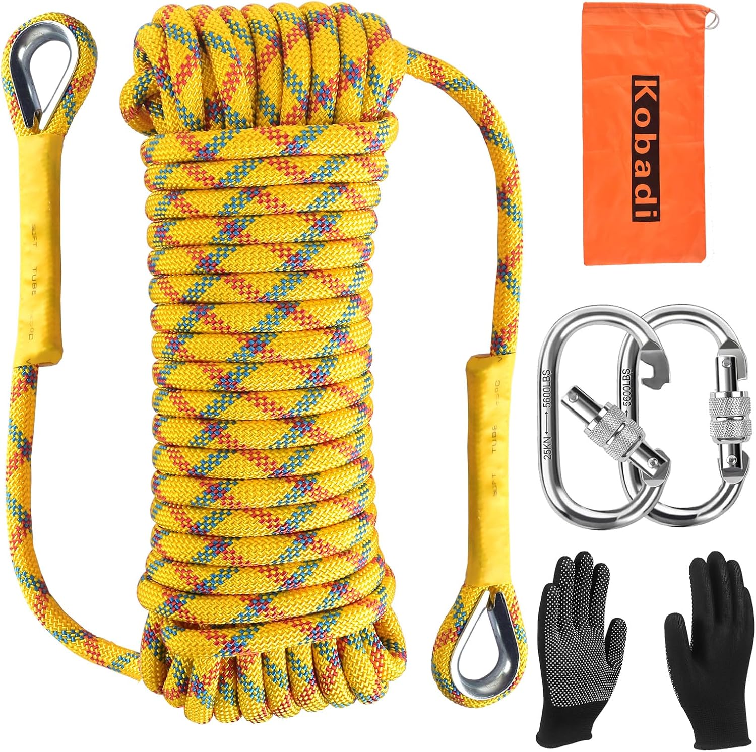 Amazon.com: Outdoor Climbing Rope 8MM/12MM 6 Colors 1M(3.2ft)-70M(230ft ...