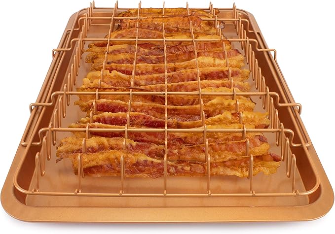 Amazon.com: EaZy MealZ Bacon Rack & Tray Set | Specialty Tray and ...