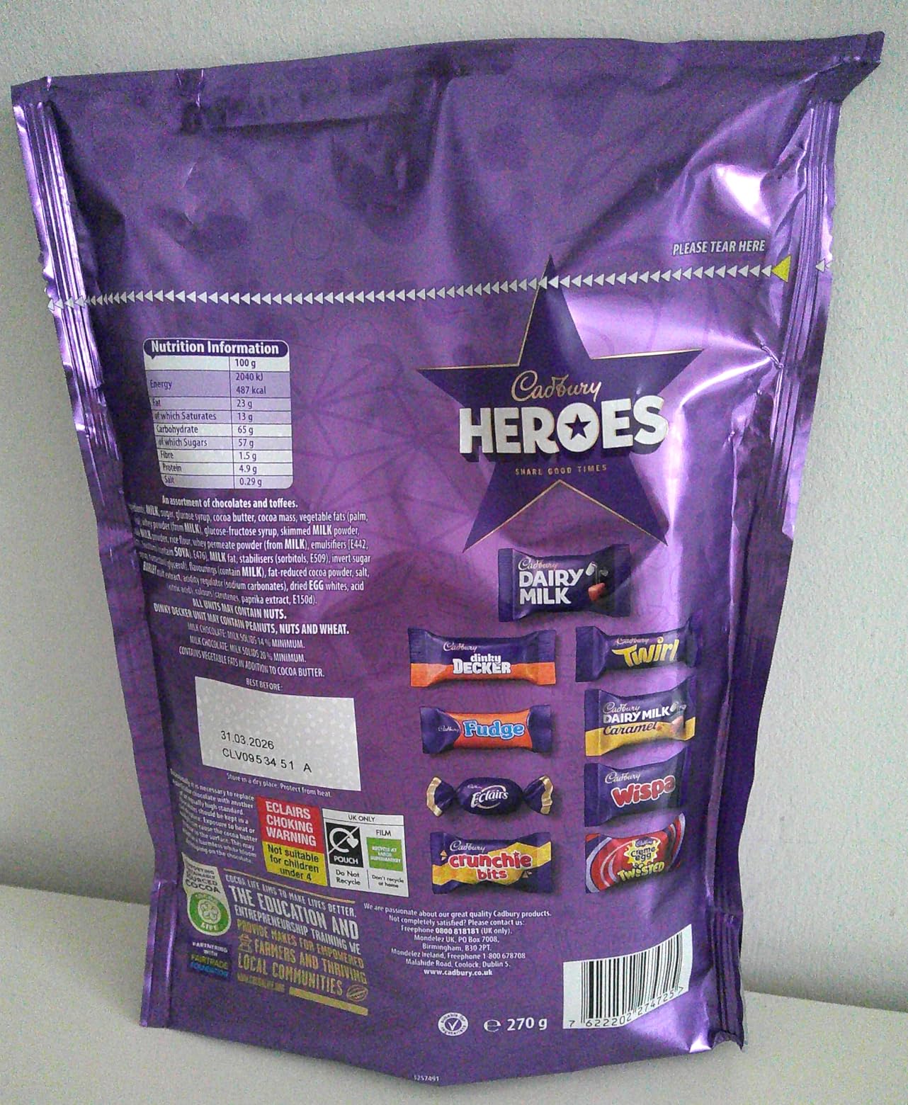 Cadbury Heroes Chocolate Tub 550G : Amazon.co.uk: Grocery