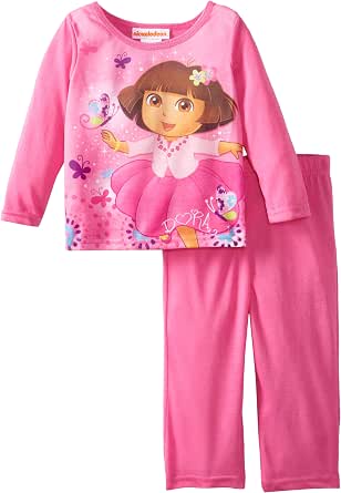 Amazon.com: Dora the Explorer Baby Girls' Dora 2 Piece Pajama Set ...