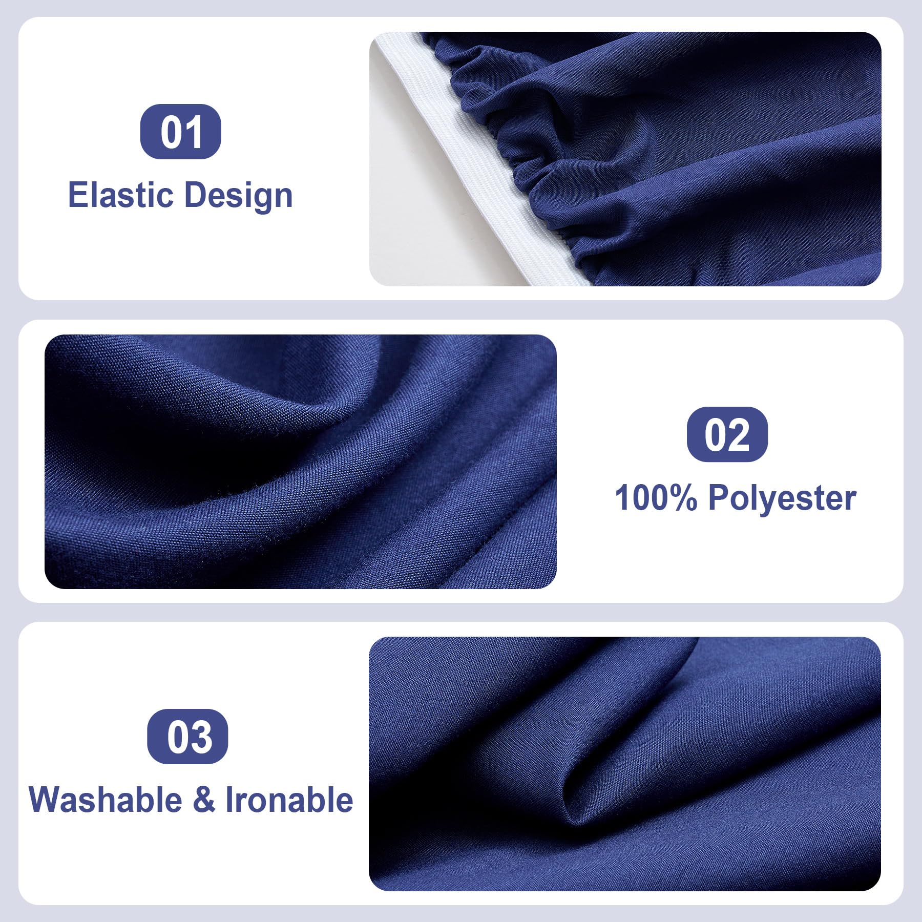 Snapklik.com : 65FT Navy Blue Round Backdrop Covers Circle Backdrop ...